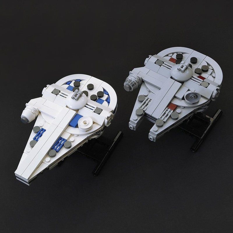 Desk Display Micro Falcon. Both Versions In One Package – MOCBoxing