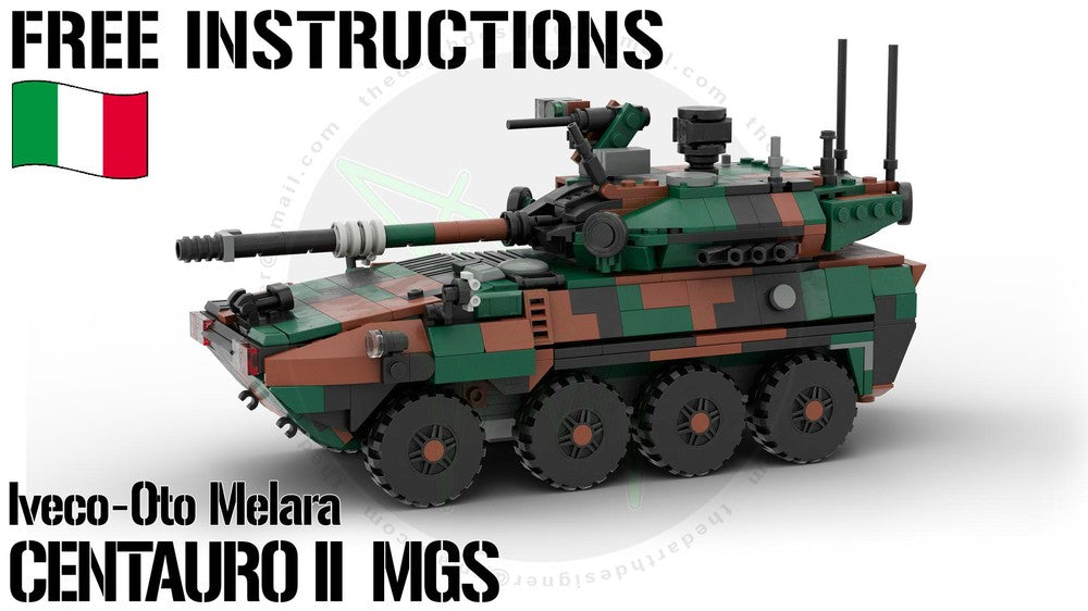 Centauro II MGS | 1:35 Scale – MOCBoxing