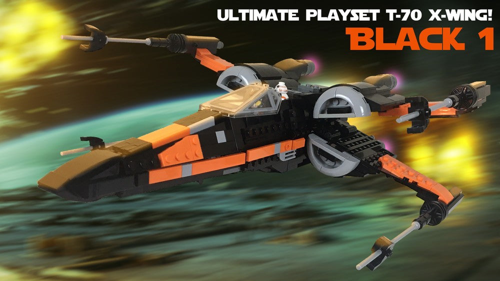 Incom T-70 X Wing Starfighter "Black 1" – MOCBoxing