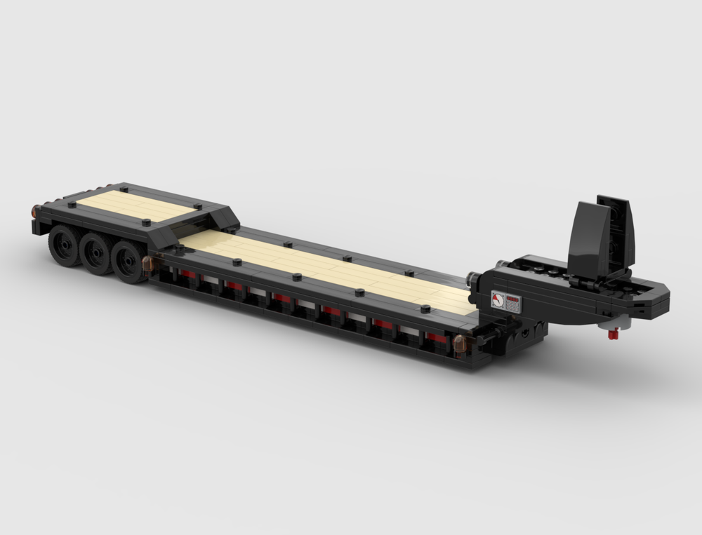 Lowboy/Low Loader Trailer MOC – MOCBoxing®