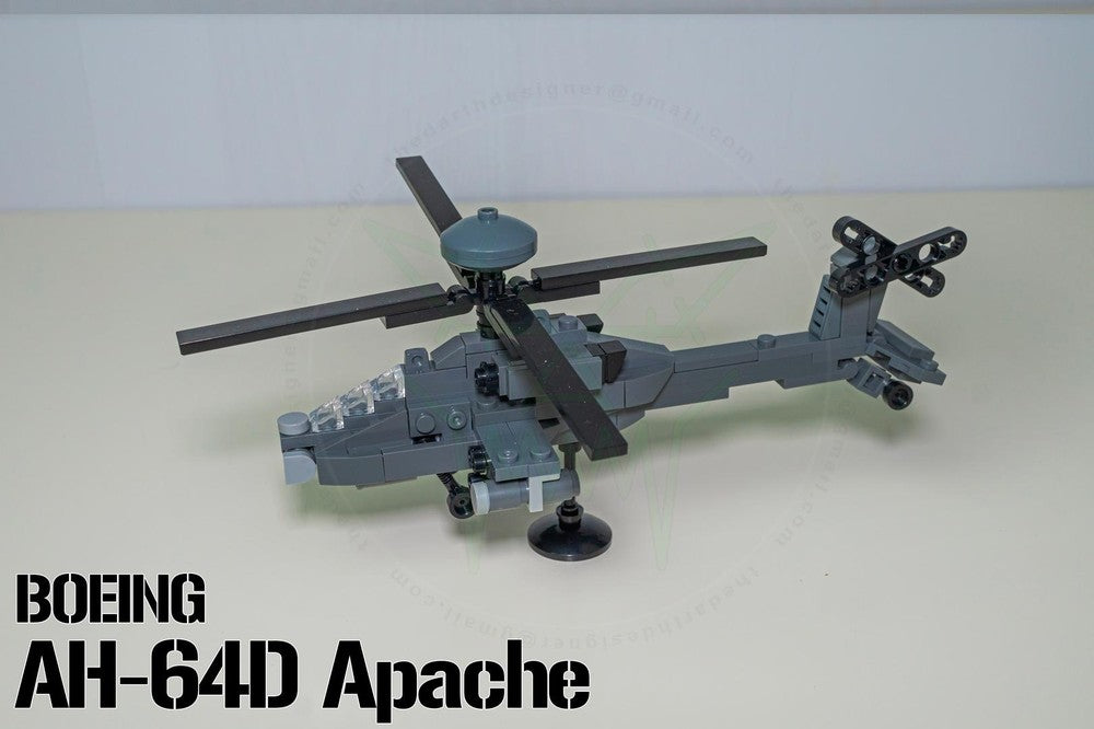 Micro AH-64 APACHE | 1:80 FREE INSTRUCTIONS – MOCBoxing®